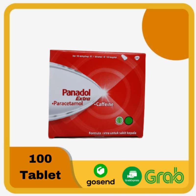 Jual Panadol extra Merah Paracetamol Box - 100 Tablet di Seller ...