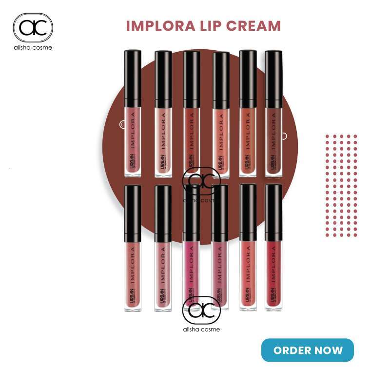 Promo IMPLORA LIP CREAM MATTE Diskon 17% di Seller Alisha Cosmetics ...