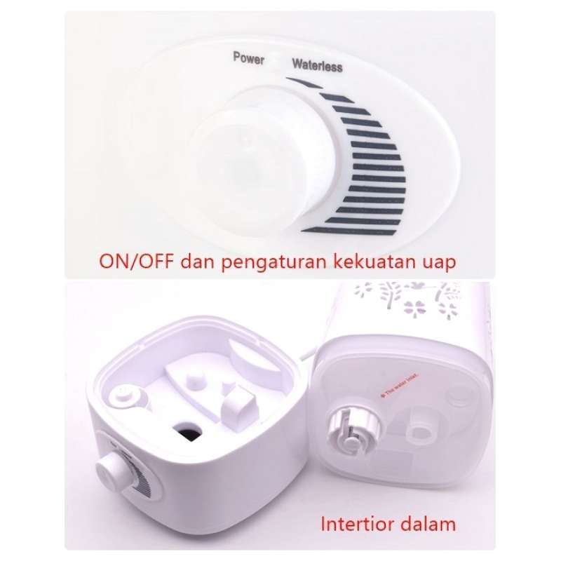 Jual Jual Hh084 Alat Pelembab Ruangan 1,5L Led Gradation Humidifier Air ...