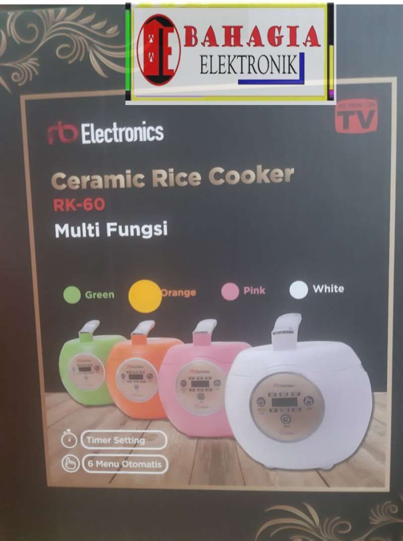 Promo ReCooker Rice Cooker Full Keramik | Healthy Rice Cooker Ceramic ...