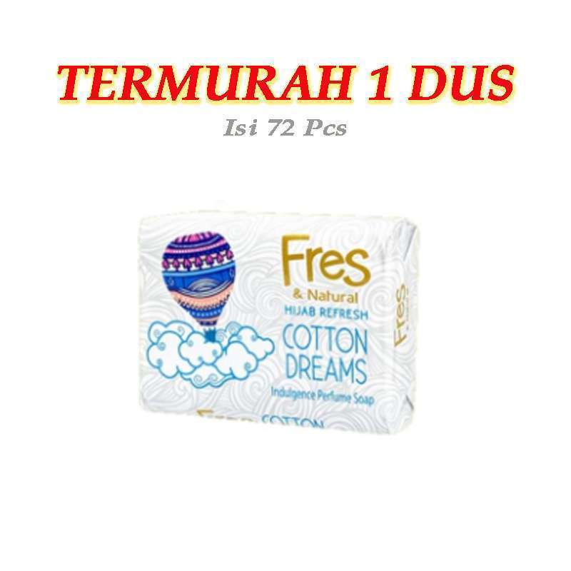 Promo [termurah 1 Dus] Sabun Batang Fres & Natural 76gr Varian Cotton ...