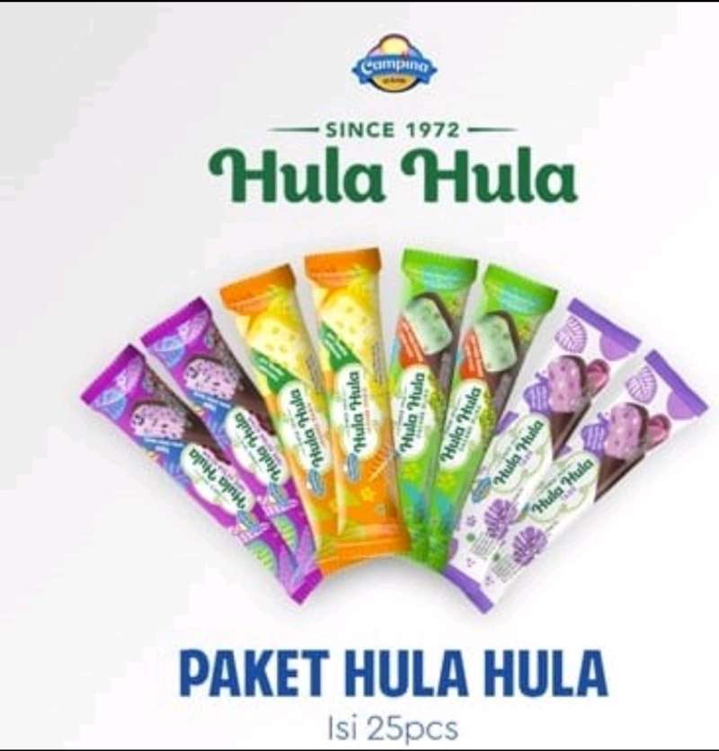 Promo Campina ice Cream paket hula hula isi 25pcs Diskon 3% di Seller ...