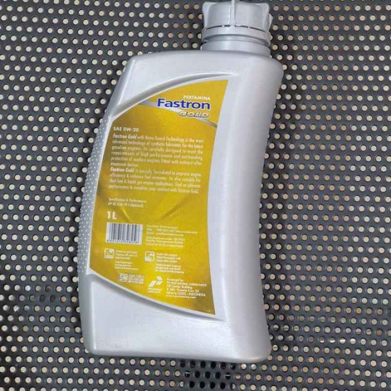 Jual Oli Mobil Pertamina Fastron Gold 1l, 0w-20, Sn/gf-5 Di Seller ...