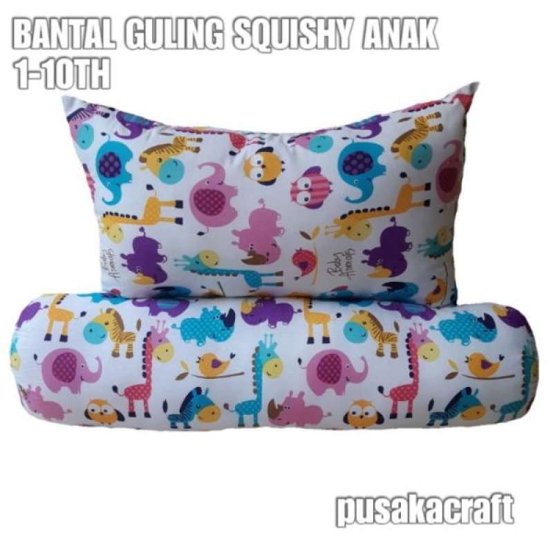 Jual Pusakacraft BANTAL GULING SQUISHY KARAKTER KARTUN UNTUK ANAK 1 ...