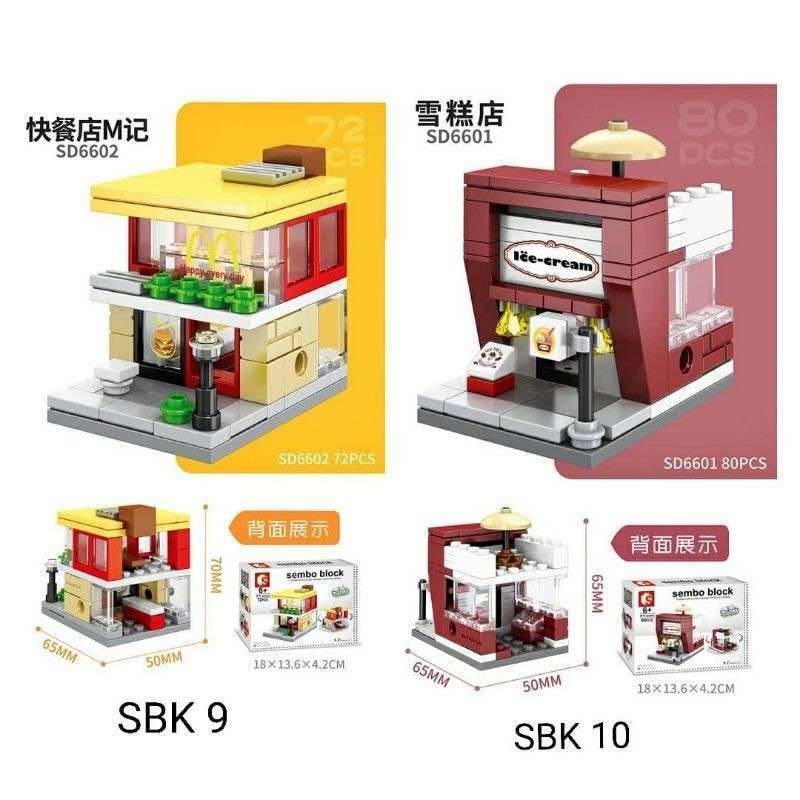 Jual 100% original SEMBO BLOCK Level 1 lego education toy montessori di ...