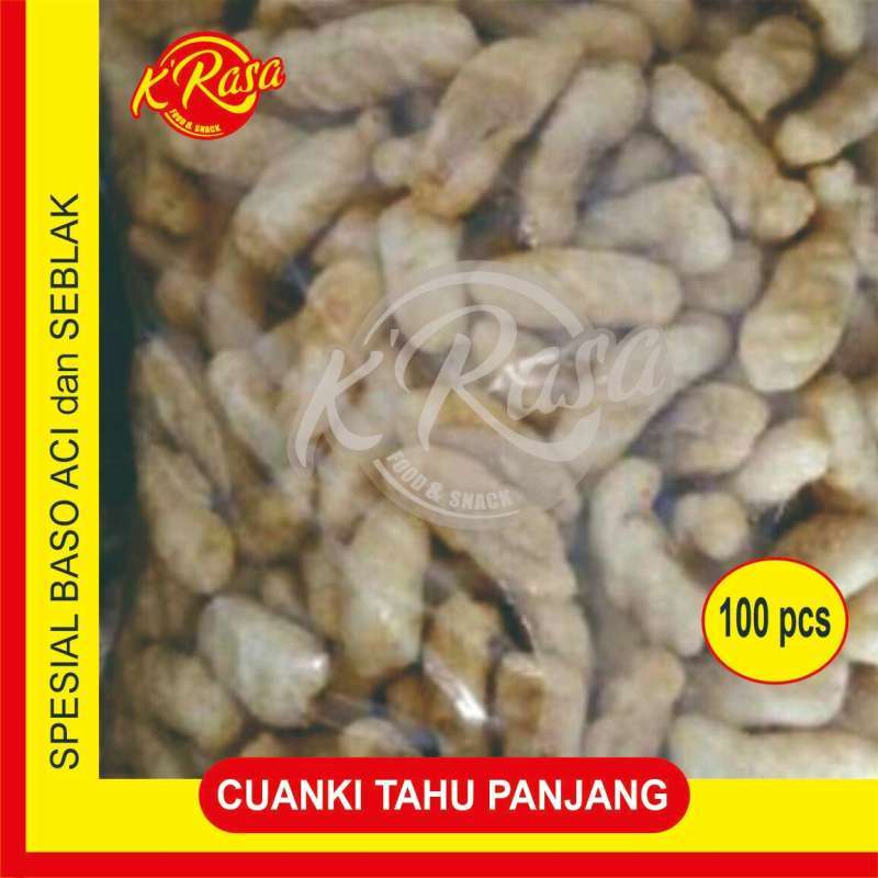 Jual Cuanki Tahu Panjang 100 Pcs Lidah Mini Khas Garut Cocok Untuk