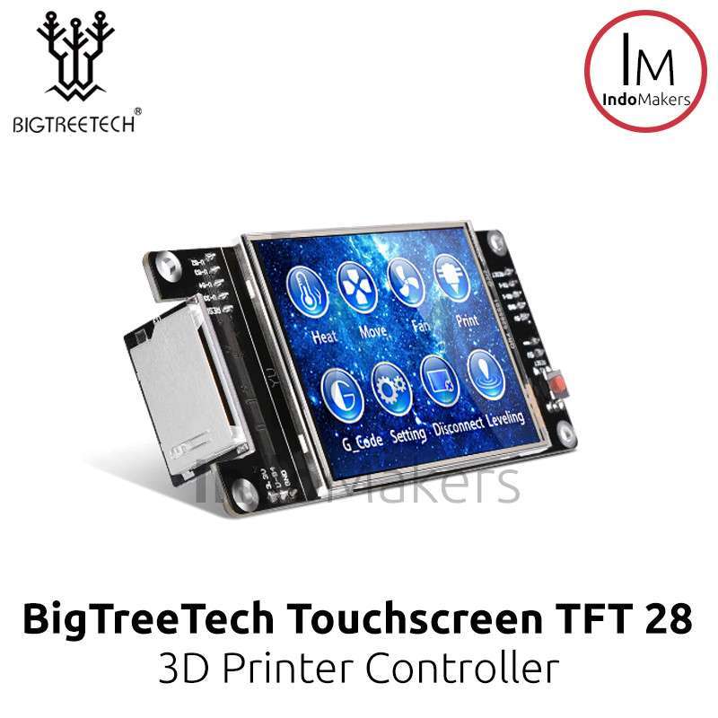 Jual BigTreeTech 3D Printer LCD Display TFT 28 LCD Touchscreen di Seller IndoMakers - Petir ...