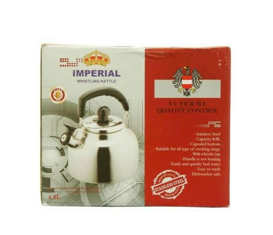 Jual TEKO BUNYI IMPERIAL WHISTLING KETTLE IMPERIAL 6.0L - 6L - 6 Liter ...