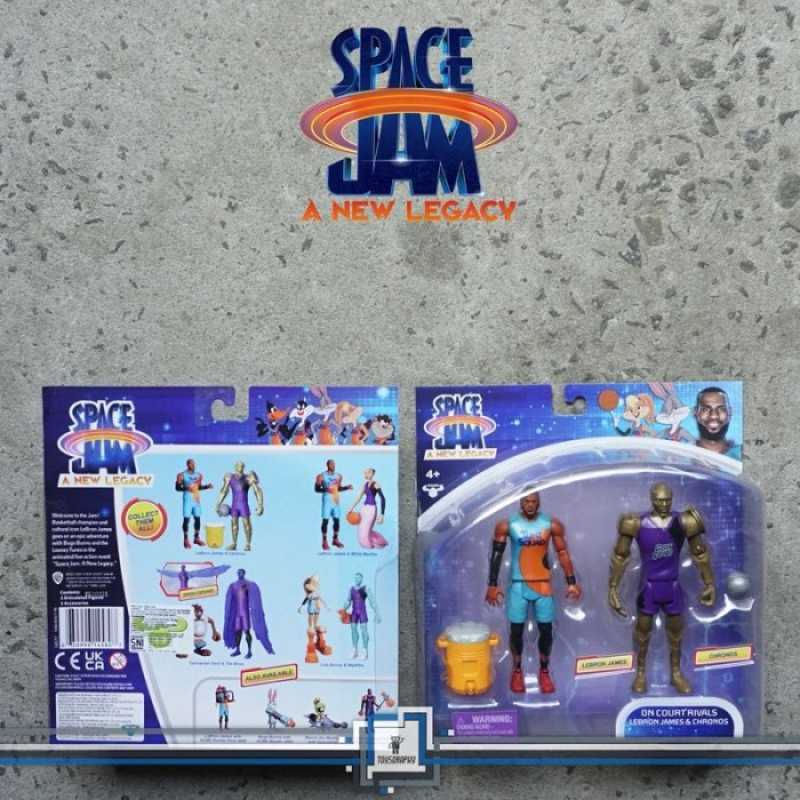 Jual SPACE JAM A NEW LEGACY 2 PACK LEBRON JAMES & CHRONOS ON COURT ...