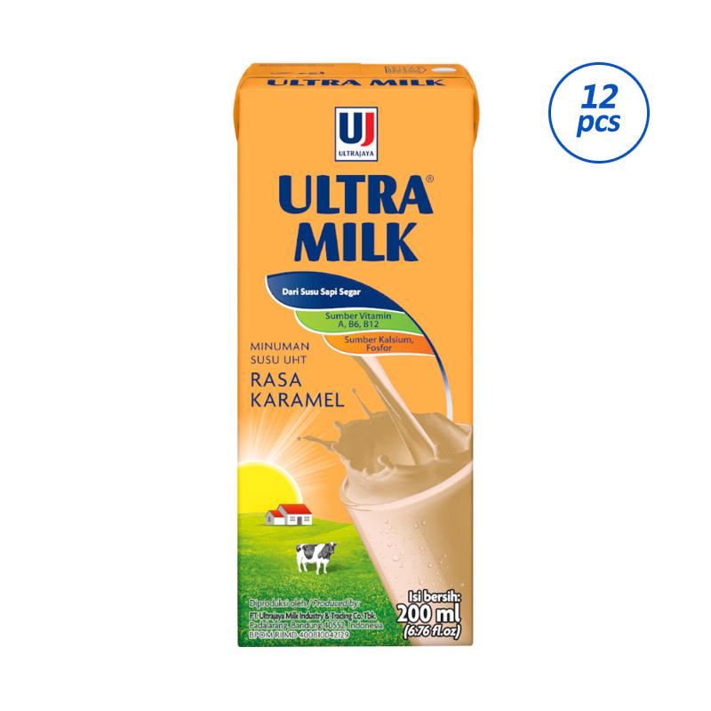 Jual Ultra Milk Caramel 200 Ml (isi 12 Pcs) Di Seller Ultrajaya ...