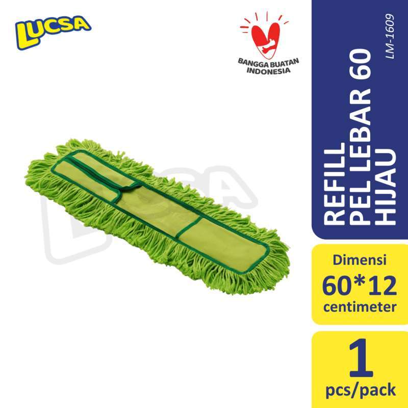 Jual Lucsa Pel Lebar 45cm Refill - Pel Sapu Lantai Lobby Dust Mop ...