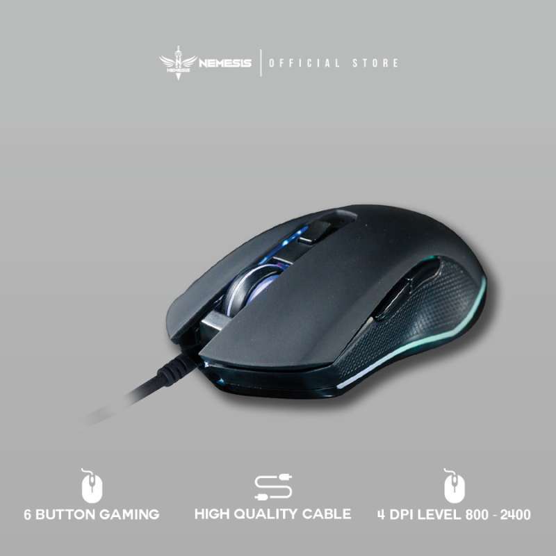 Jual NYK Nemesis Mouse Gaming Assasin G-06 LED Lightning di Seller NYK ...