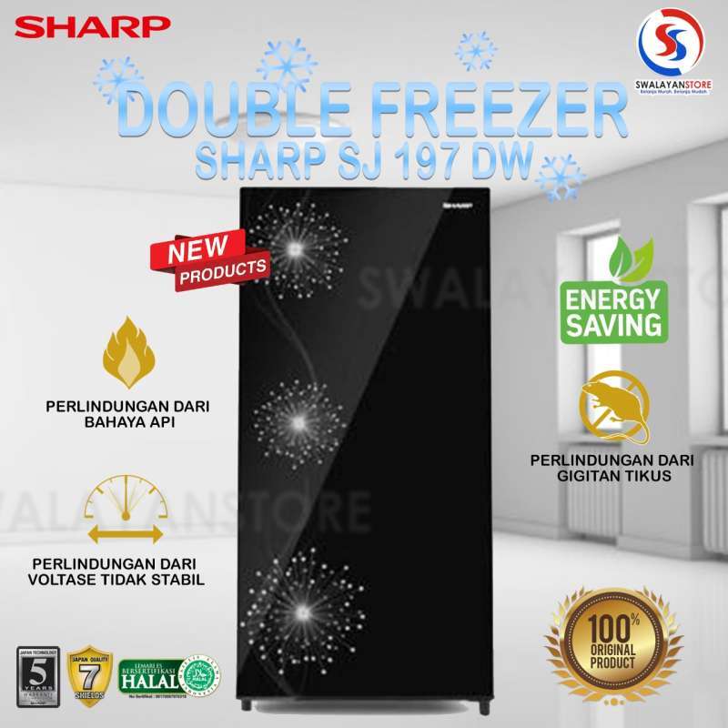 Jual Kulkas Sharp Double Frezer Original, Murah & Diskon Mei 2024 | Blibli