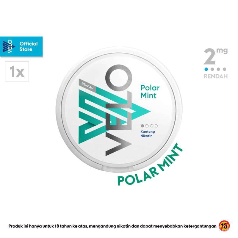 Jual Velo Polar Mint 2mg Kantong Nikotin Di Seller Velo (expired ...