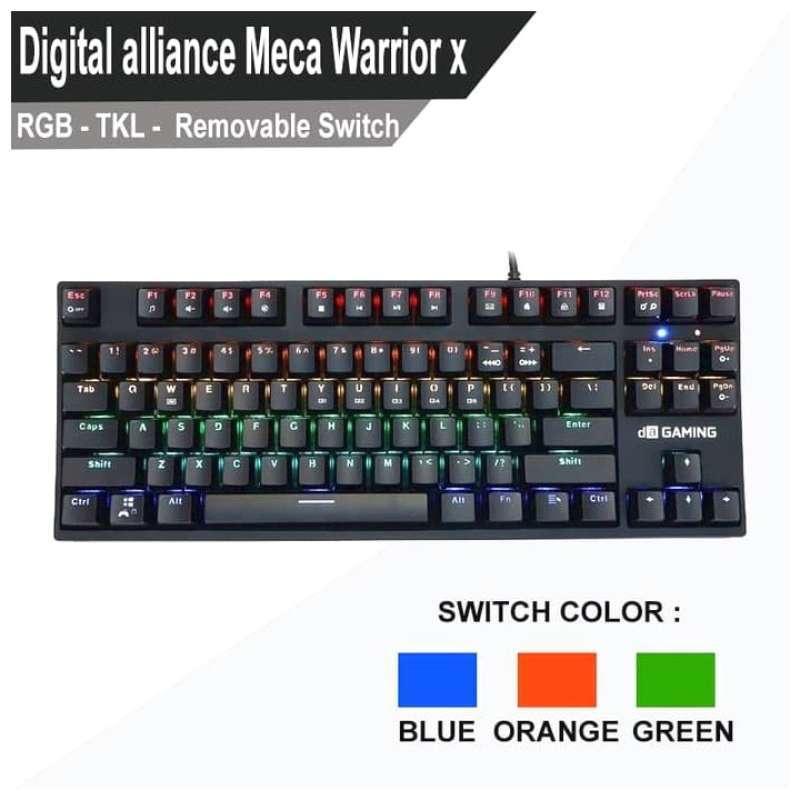 Jual Jual Digital Alliance Da Gaming Keyboard Meca Warrior X Rgb - 3 ...
