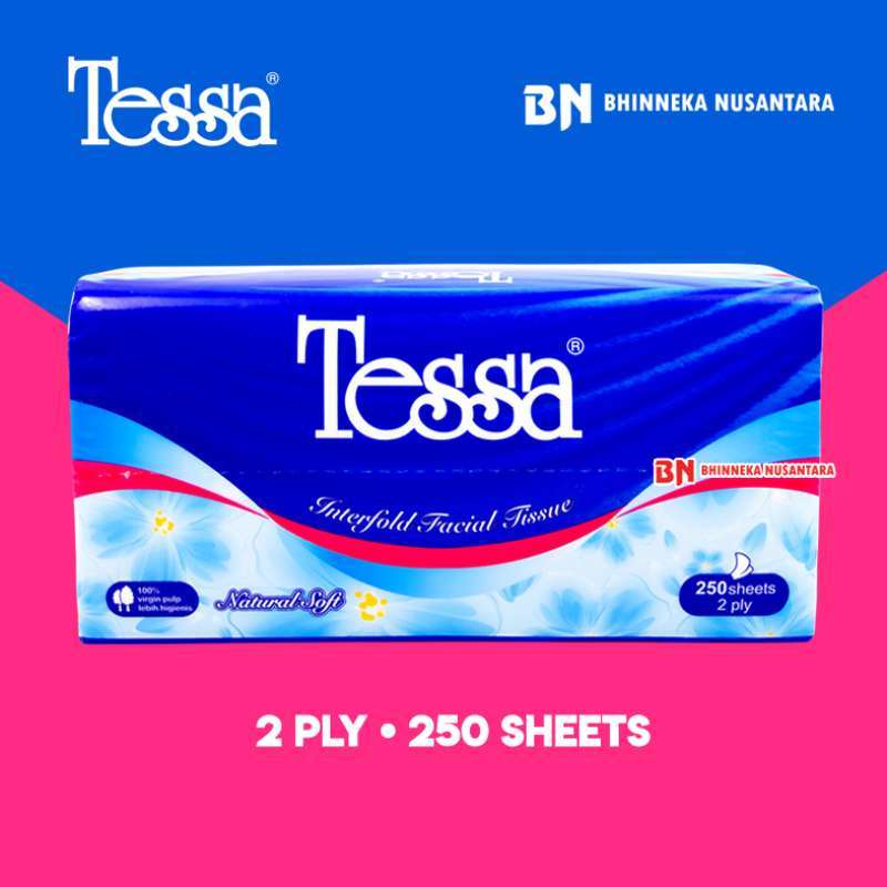 Jual Tessa Facial Tissue [250 Sheets/2 Ply] di Seller BHINNEKA ...