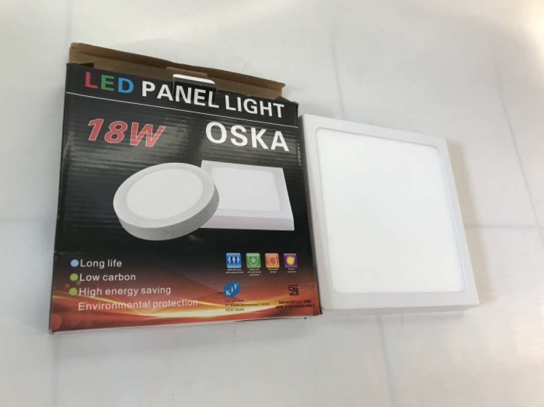 Jual Lampu Downlight Panel Led 18 Watt OutBow Kotak Cahaya Putih Oska ...
