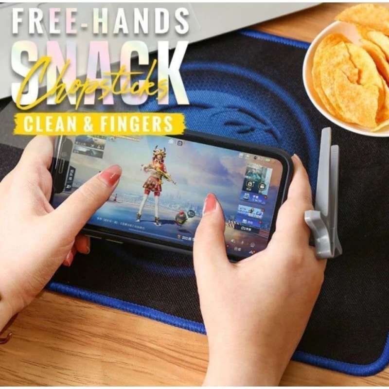 Jual Sumpit Gamers Alat Penjepit Snack Free Hands Chopsticks Gaming di ...