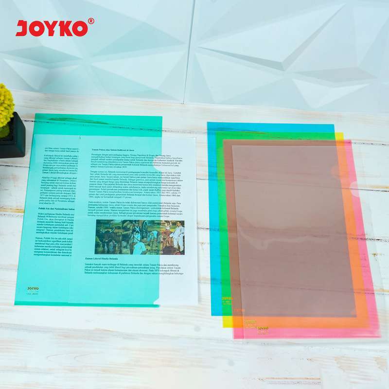 Promo Clear Sleeves Map L Bening Transparan Joyko Cs-10/a4 2335/f4 - Cs ...