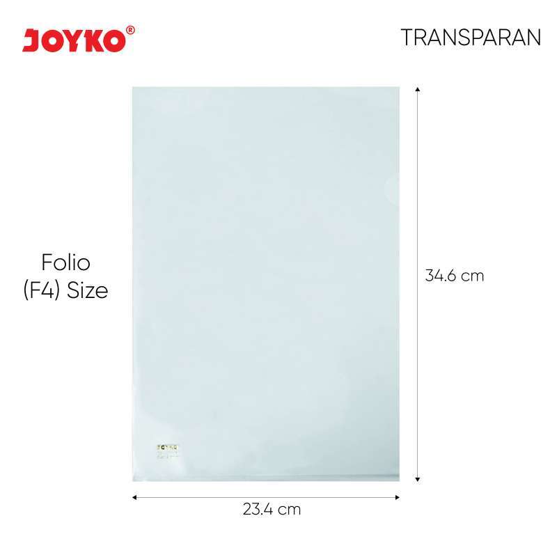 Jual Joyko Clear Sleeves Map L Bening Transparan Cs-10/a4 2335/f4 Di ...