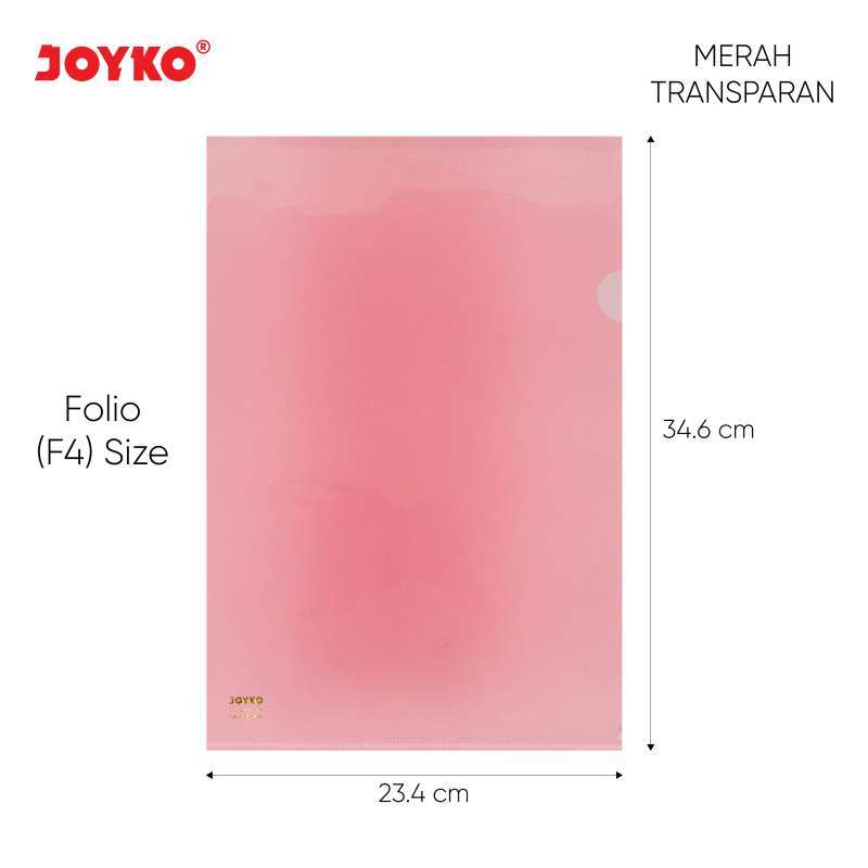 Promo Clear Sleeves Map L Bening Transparan Joyko Cs-10/a4 2335/f4 - Cs ...