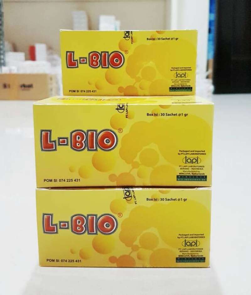 Promo L-bio Sachet Suplemen Probiotik Lactobacillus Acidophilus 1 Box ...