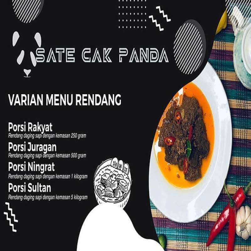 Jual Rendang Daging 1 kg di Seller Sate Cak Panda - Medokan Ayu, Kota ...