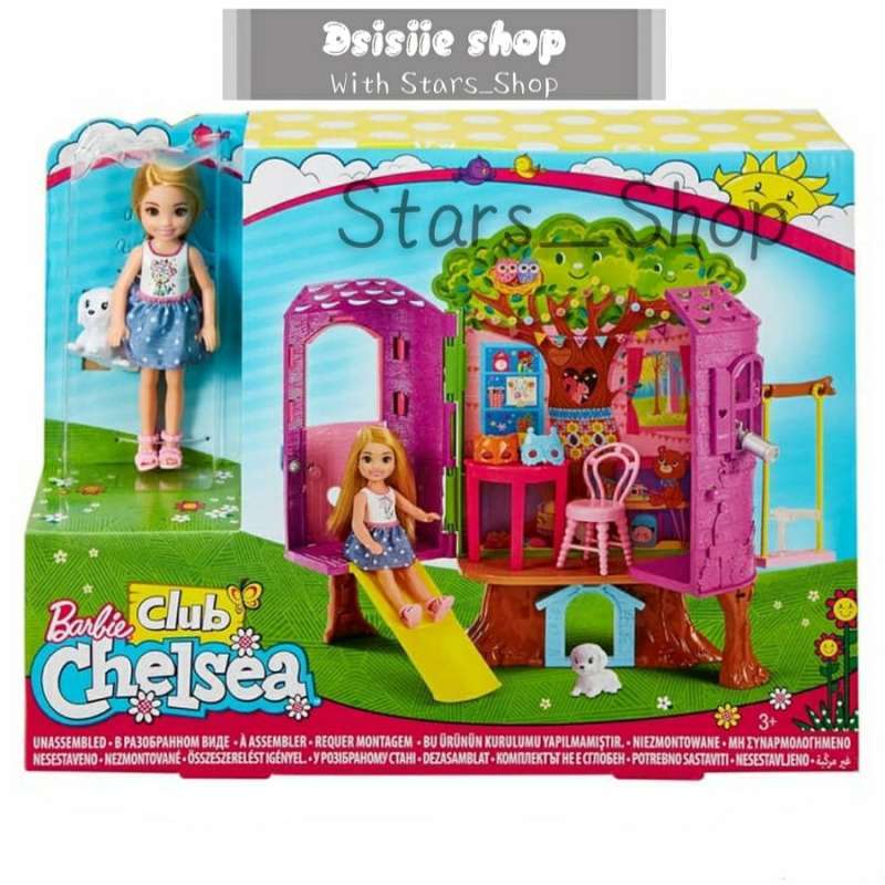Jual Barbie Chelsea tree House Club Mattel Rumah Pohon Barbie Chelsea ...