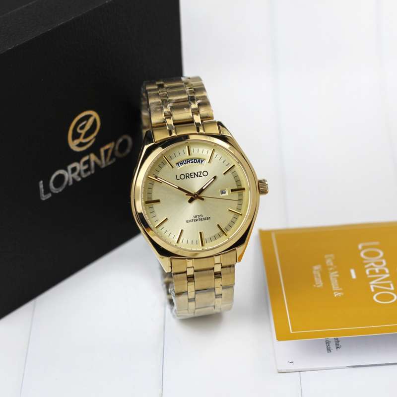 Promo Bergaransi 100% Jam Tangan Wanita Lorenzo Original Strap ...