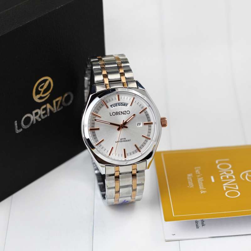 Promo Bergaransi 100% Jam Tangan Wanita Lorenzo Original Strap ...