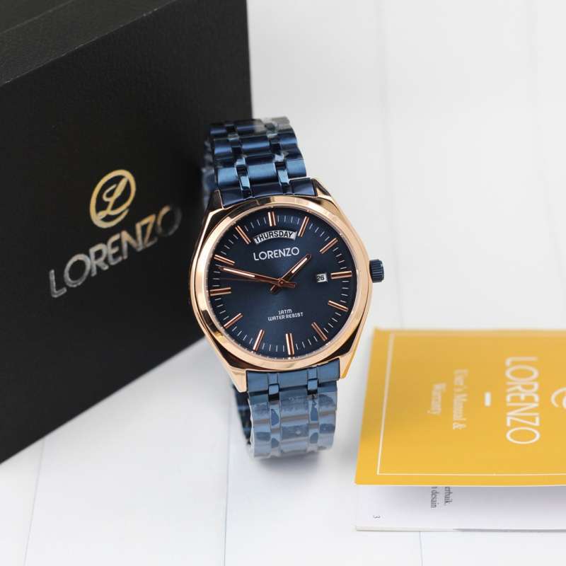 Promo Bergaransi 100% Jam Tangan Wanita Lorenzo Original Strap ...