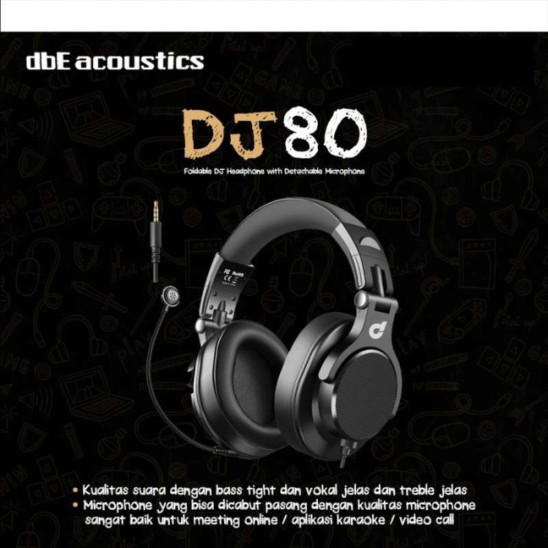Promo GAMING HEADPHONE DBE ACOUSTICS DJ80 Diskon 33% di Seller Dhore ...