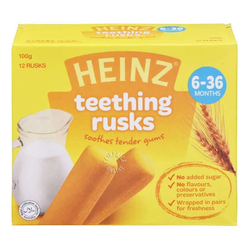 Jual Heinz Baby Teething Rusks 100g di Seller BisQuitto Shop - Baloi ...