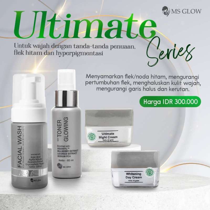Jual Paket Wajah Ms Glow - Ultimate Di Seller Ms Glow Nanie - Pondok ...