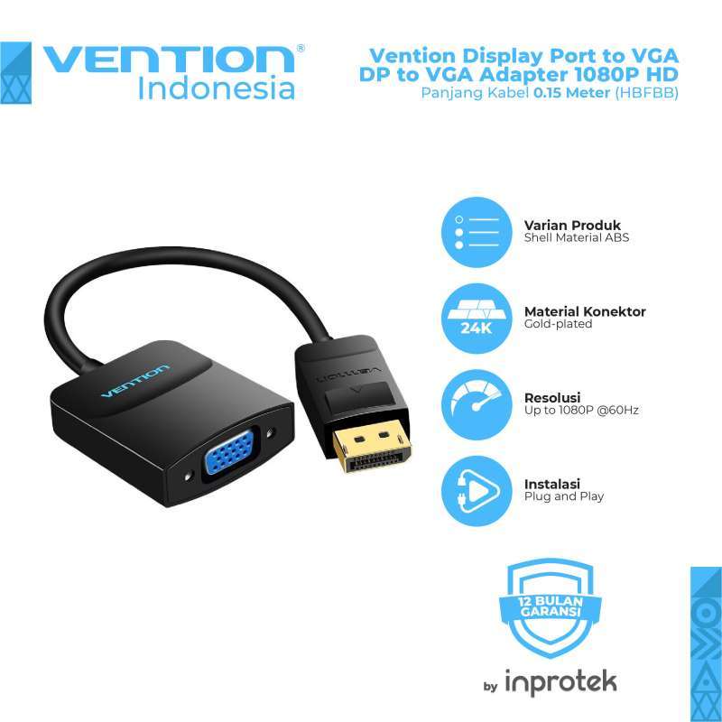 Jual Vention Display Port To Vga Original Murah - Harga Diskon Agustus ...
