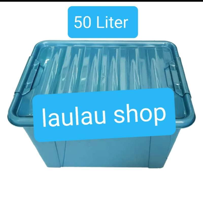 Jual Box Container 50 Liter CPM Tanaka Kotak Penyimpanan Barang Plastik ...