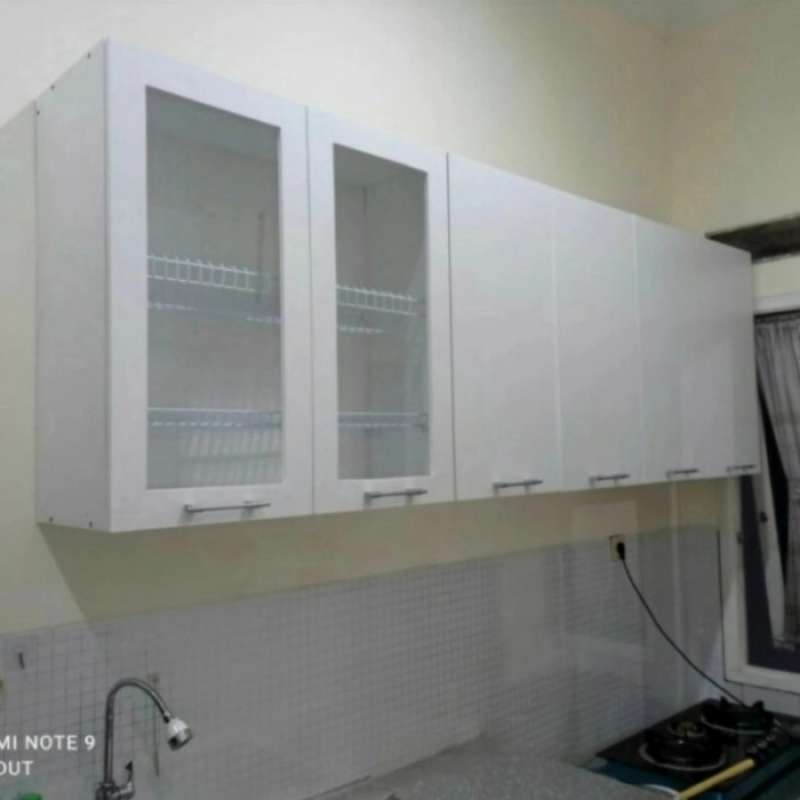 Jual Kitchen Set Atas 6 Pintu / Rak Piring / Lemari Gantung Dapur 38 di ...