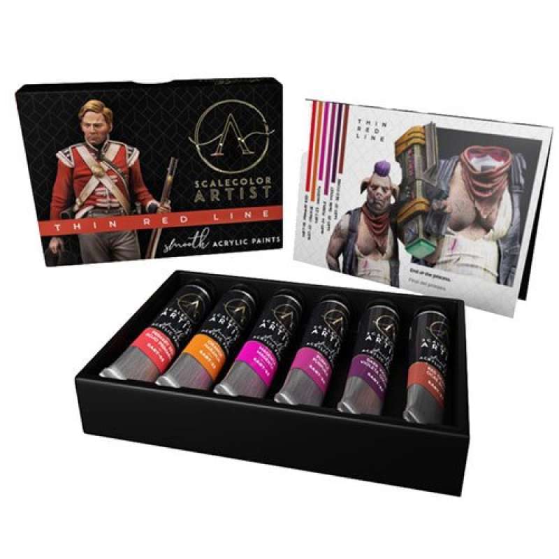 Jual Scale 75 Scalecolor Artist Paint Set - Thin Red Line di Seller ...