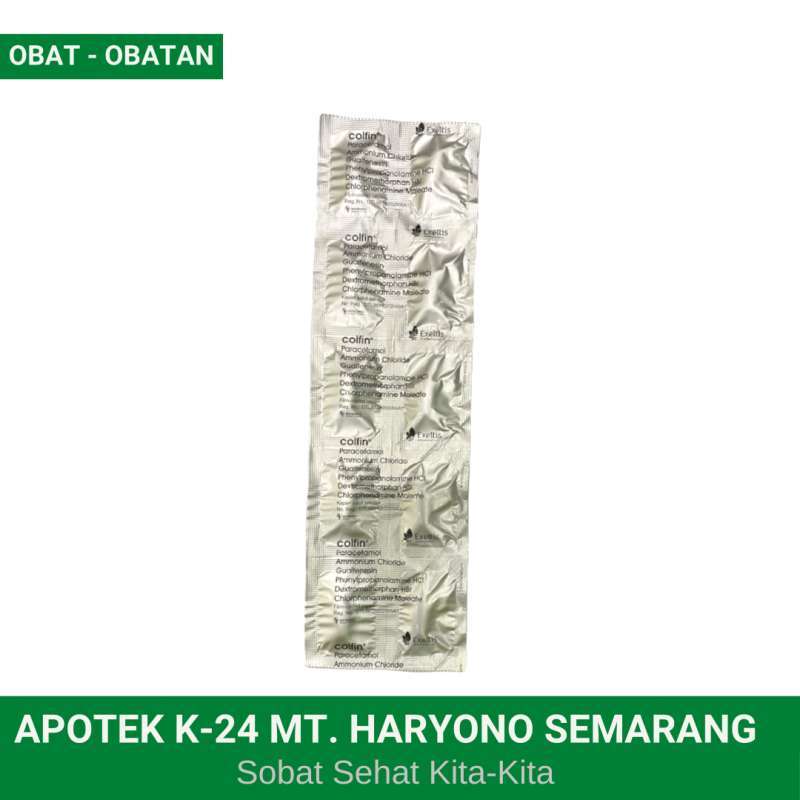 Jual Colfin 10 Tablet / Obat Batuk Flu Pilek Bersin Bersin Sakit Kepala ...