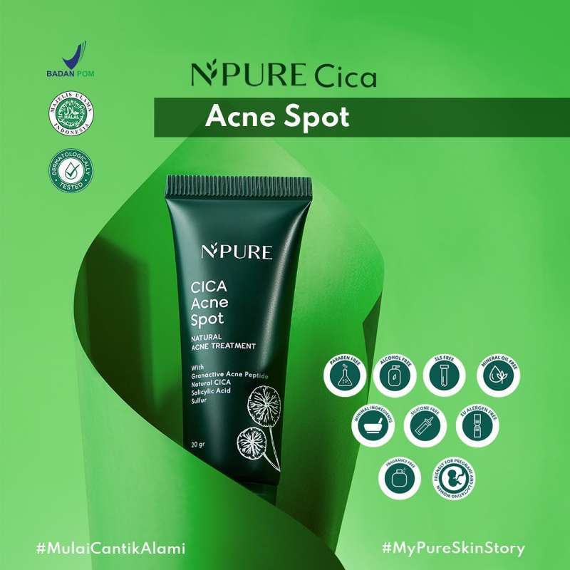 Jual N'PURE Cica Acne Spot di Seller Agen_Skincare.Bogor - Gunung Sari ...
