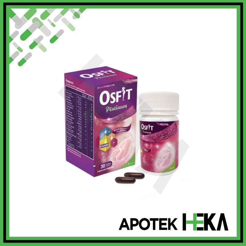 Jual Osfit Platinum isi 30 Kapsul - Suplemen Ibu Hamil dan Menyusui di ...