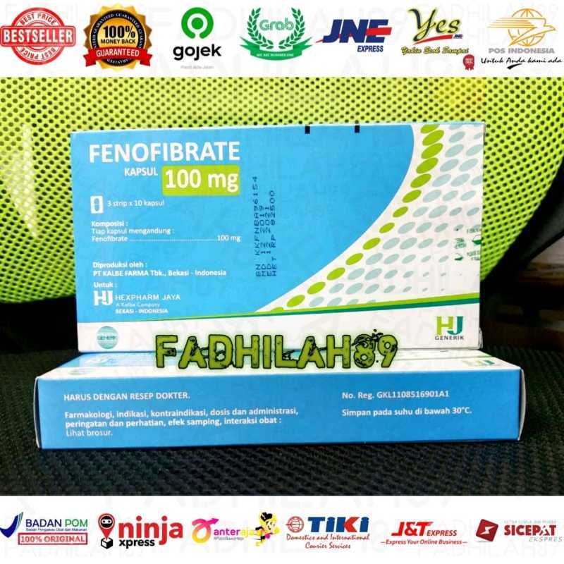 Jual Fenofibrate 100 Mg Box (30 Kapsul) - Obat Kolesterol Di Seller ...