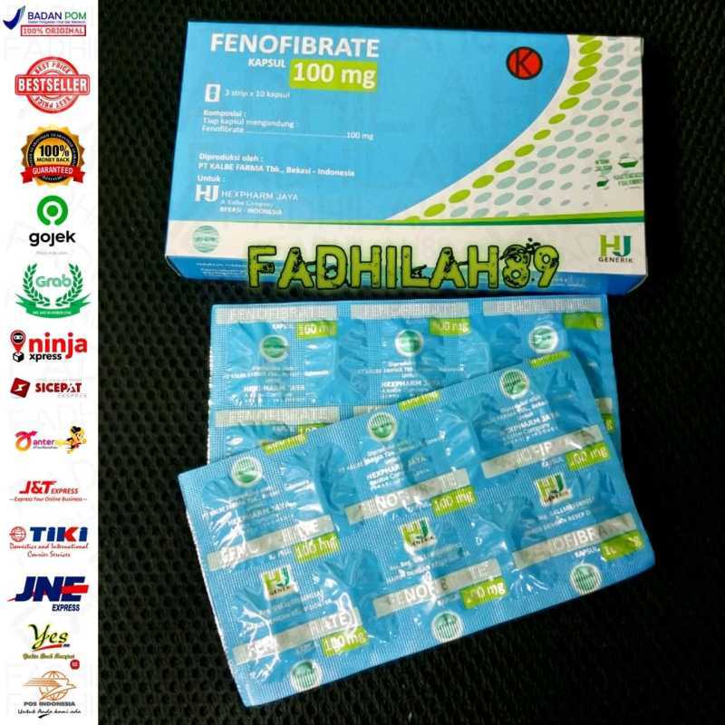 Jual Fenofibrate 100 Mg Box (30 Kapsul) - Obat Kolesterol Di Seller ...