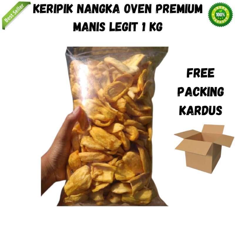 Promo KERIPIK NANGKA OVEN 1 KG RENYAH MANIS PRODUKSI LIMPUNG BATANG ...