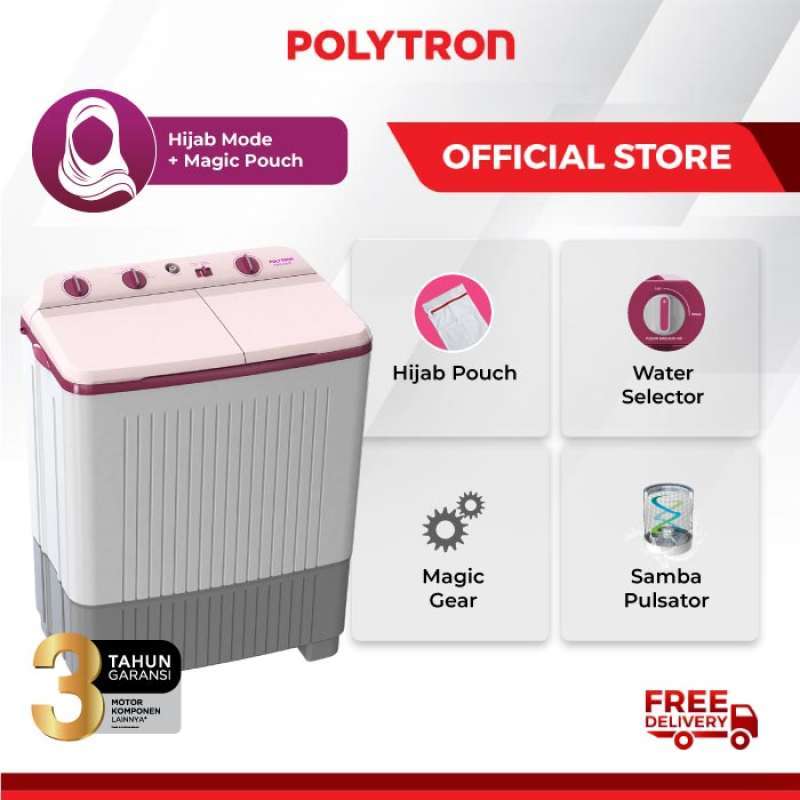 Jual POLYTRON Primadona Samba 2 tabung 7 Kg PWM 7363P di Seller ...