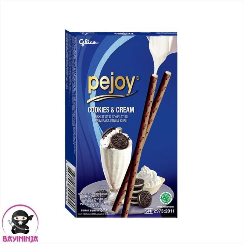 Jual Glico Pejoy Cookies Cream 37 Gr Di Seller Bayininja - Kalideres ...