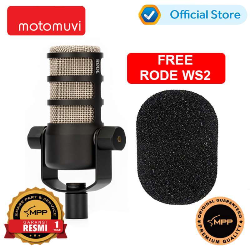Jual Rode PodMic free WS2 di Seller Motomuvi Official Store - Batu Ceper, Kota Tangerang | Blibli