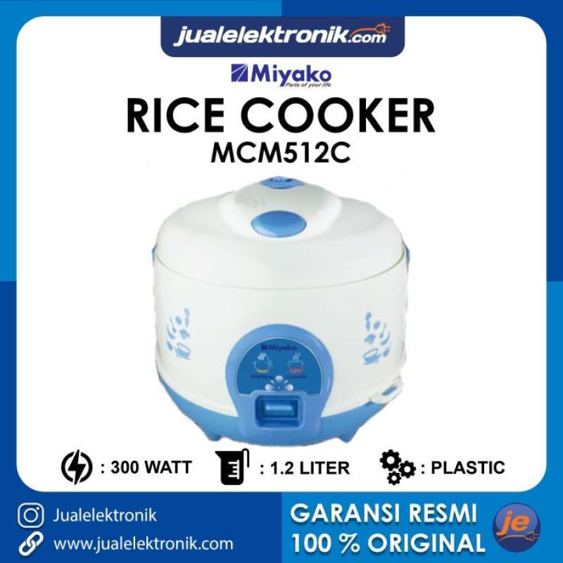Jual Miyako MCM 512C MCM512 – Magic Com 1.2 Liter 3in1 300 Watt ...
