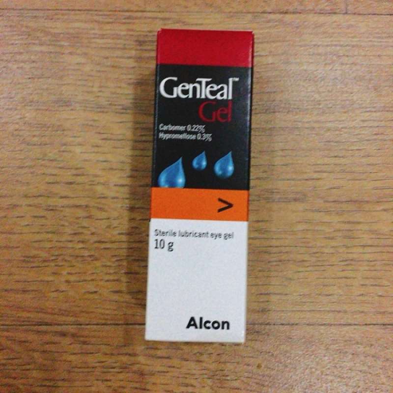 Jual Alcon Genteal gel Sterile Lubricant Eye Gel 10g - Alcon USA ...