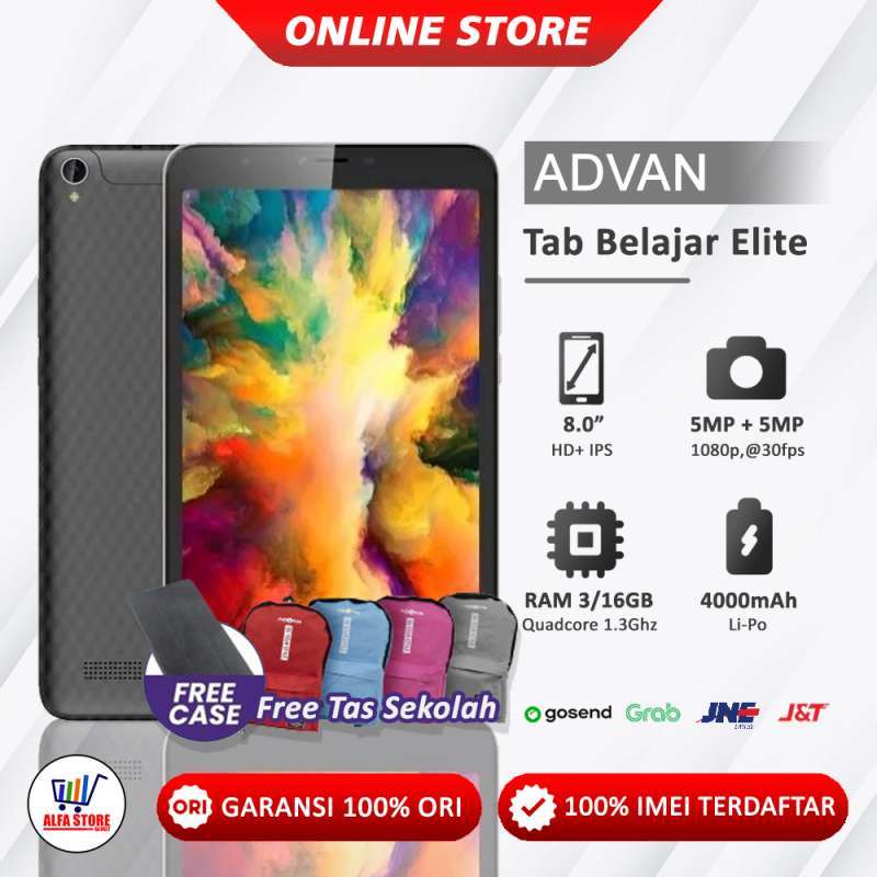 Jual ADVAN TAB 8 BELAJAR ELITE RAM 3/16GB GARANSI RESMI di Seller ...